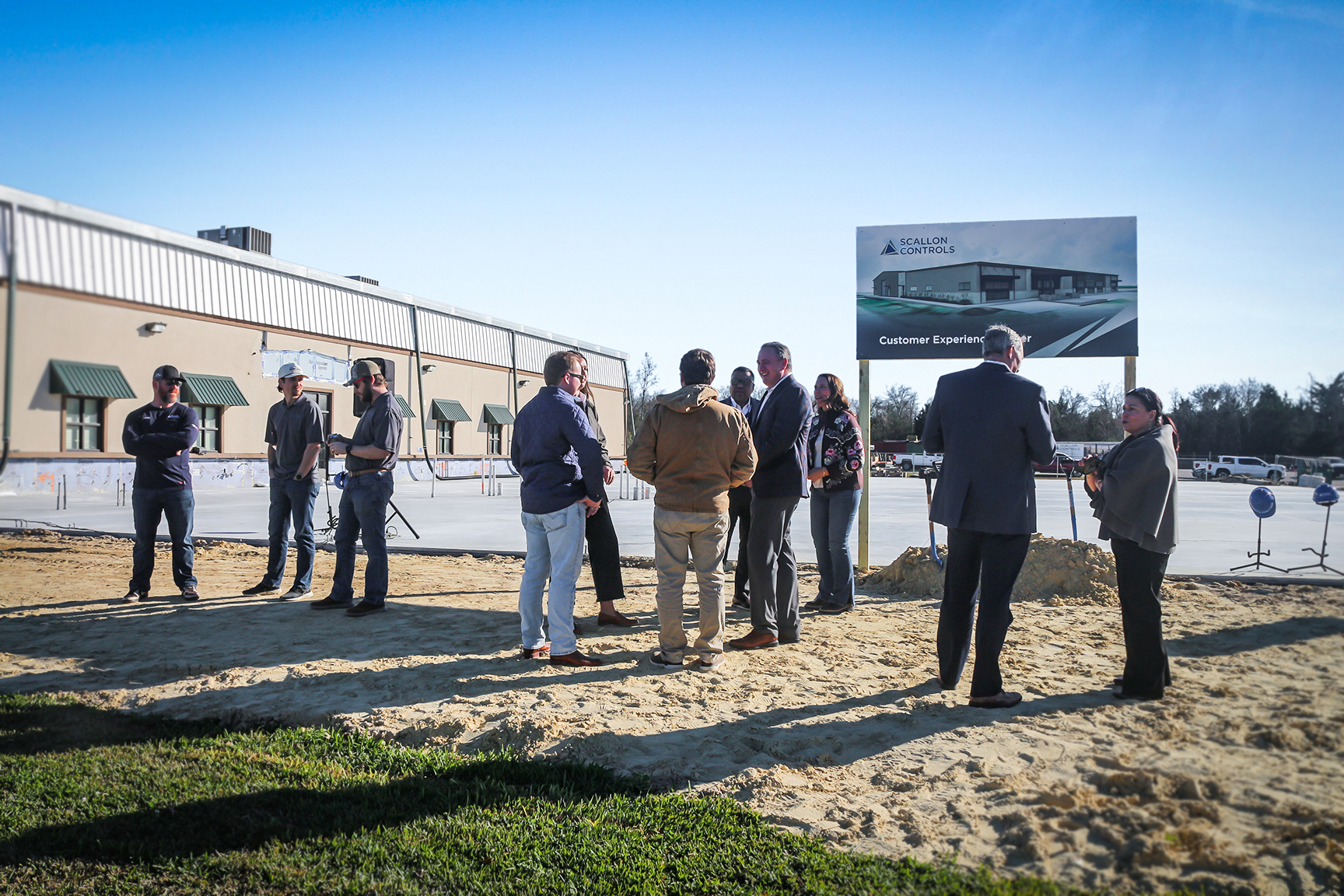 Scallon Controls Breaks Ground on New Customer Experience Center