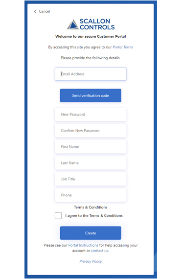Customer Portal Sign In Instructions